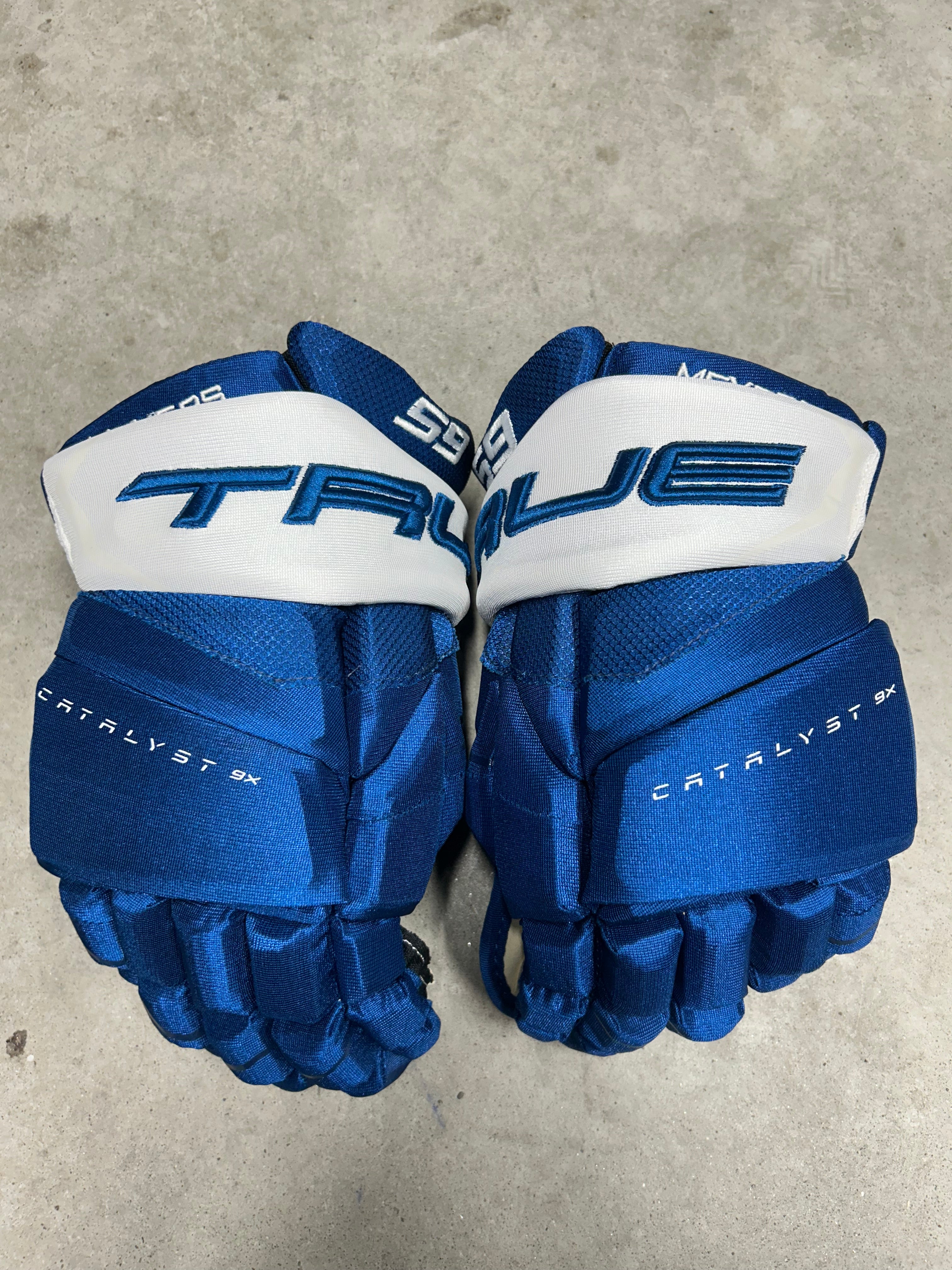 14” True Catalyst 9X Pro Stock Hockey Gloves Toronto Maple Leafs (New ...