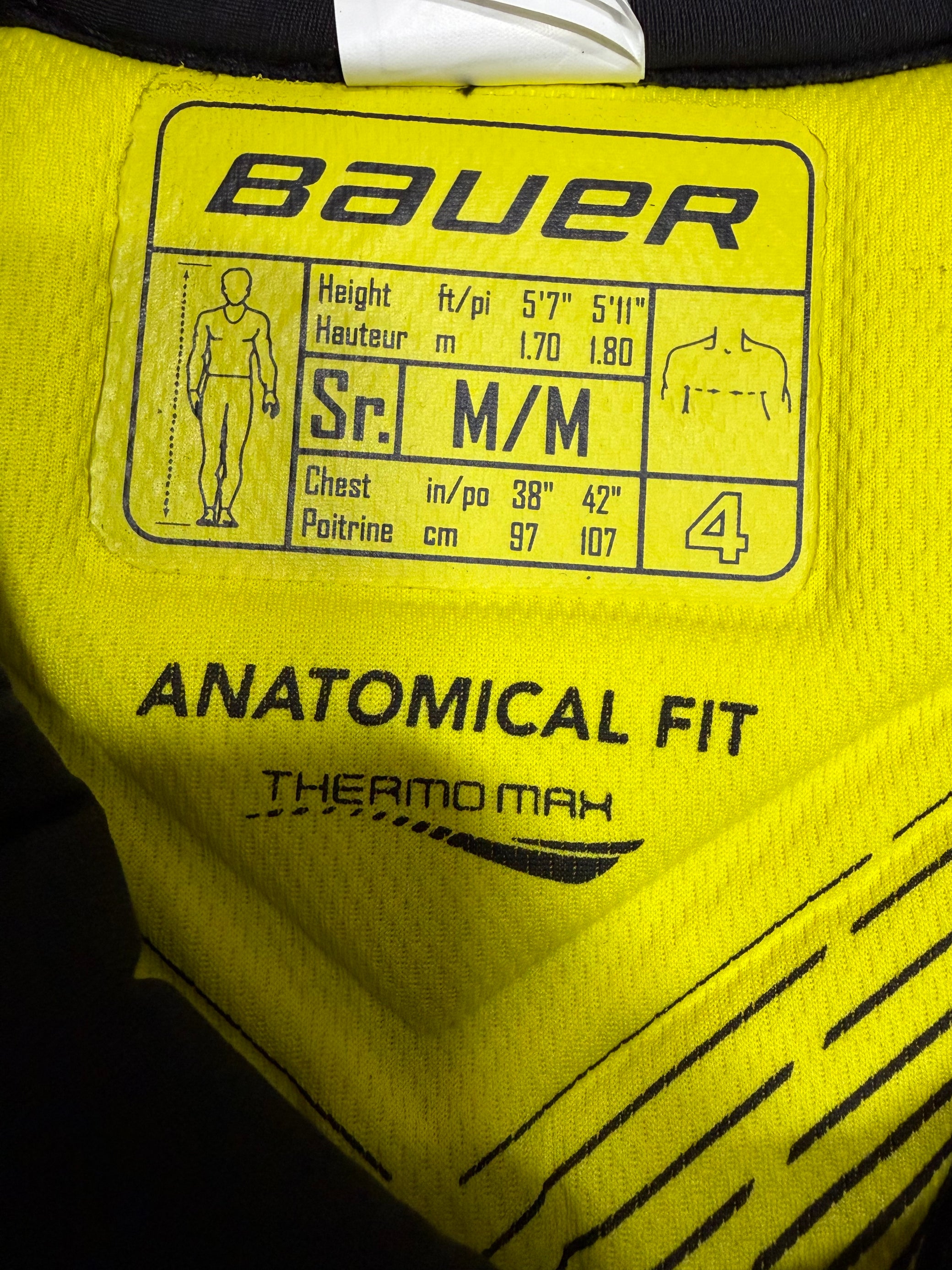 Senior Medium Bauer Supreme S190 Pro Stock Shoulder Pads (New) - North ...