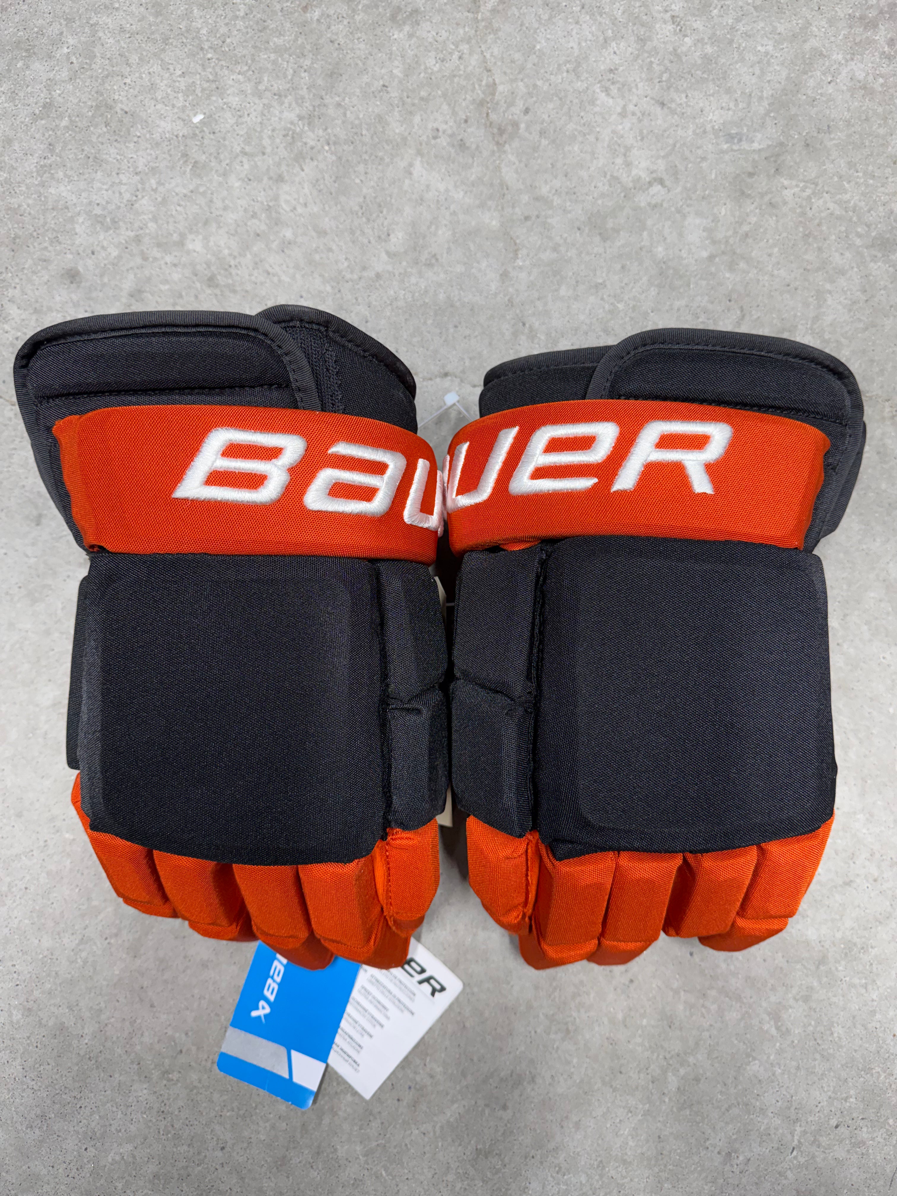 14” Bauer Pro Series Anaheim Ducks Johnston Gloves Pro Stock New ...